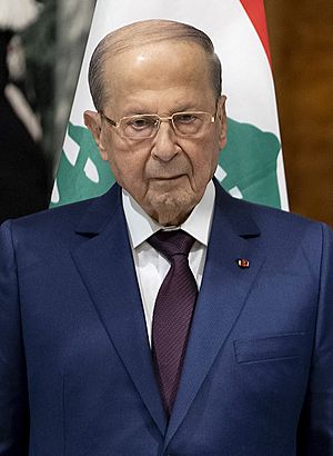 Michel Aoun Facts for Kids