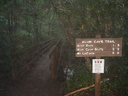 Alum Cave Trail Facts for Kids