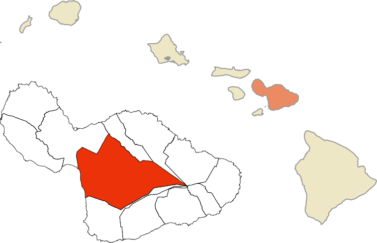 Image: Historic Mokus of Maui Map (Kula)