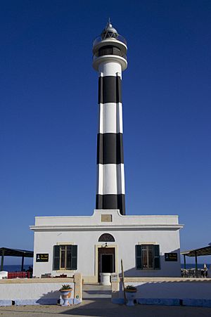 Cap d'Artrutx Lighthouse Facts for Kids