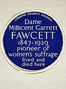 Millicent Fawcett Facts for Kids
