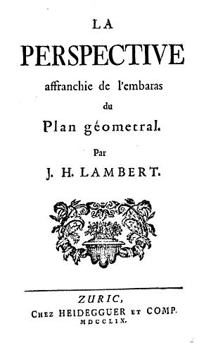 Johann Heinrich Lambert Facts for Kids