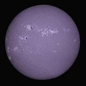 Solar plage Facts for Kids