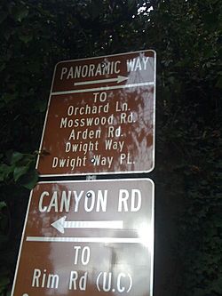 Panoramic Hill, Oakland/Berkeley, California Facts for Kids