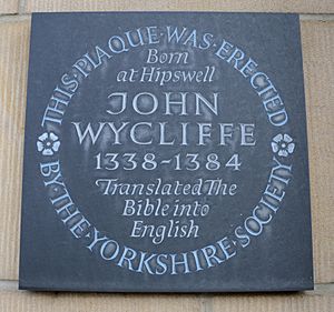 John Wycliffe Facts for Kids