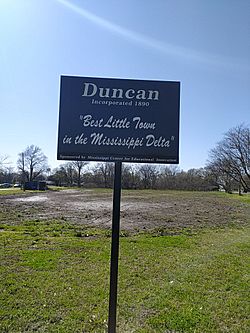 Duncan, Mississippi Facts for Kids