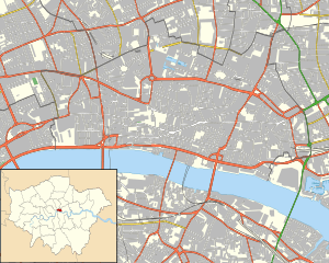 Image: City of London UK location map
