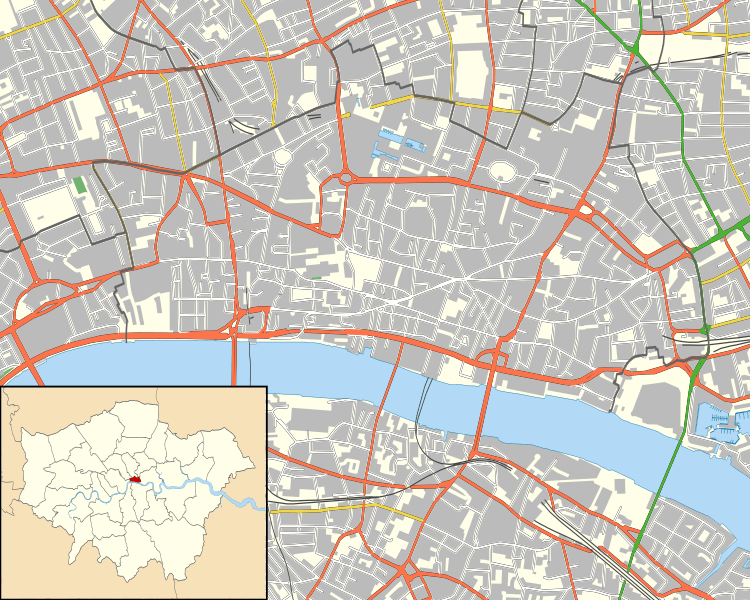 Image: City of London UK location map