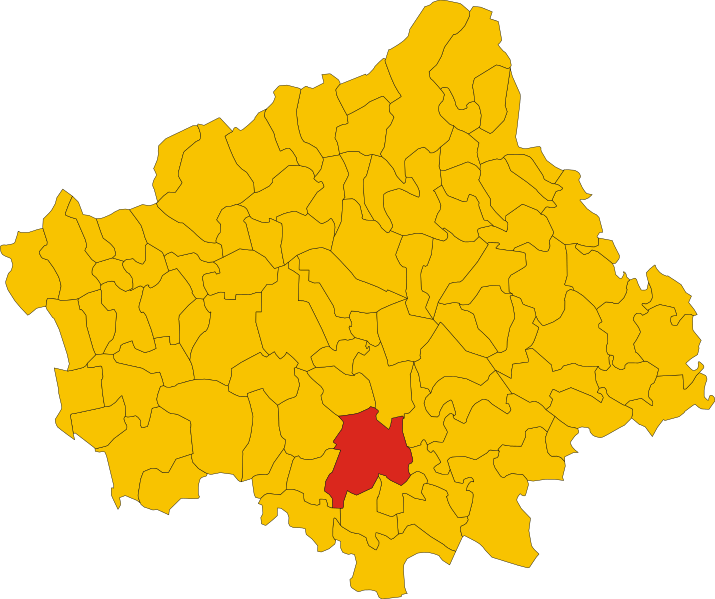 Image: Map of comune of Treviso (province of Treviso, region Veneto, Italy)