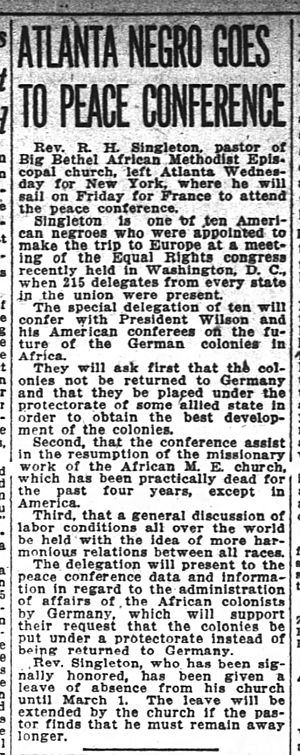 Richard Henry Singleton Facts for Kids