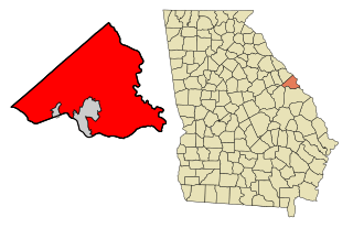 Image: Richmond County Georgia Incorporated and Unincorporated areas ...
