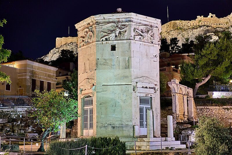 Image: The Clocktower of Andronicus Cyrrhestes (Tower of the Winds) at ...