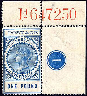Postage stamps and postal history of South Australia Facts for Kids
