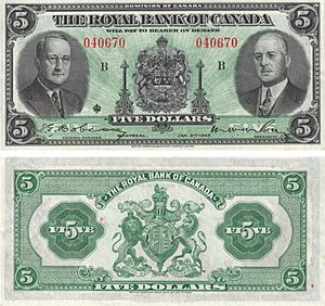 Canadian chartered bank notes Facts for Kids