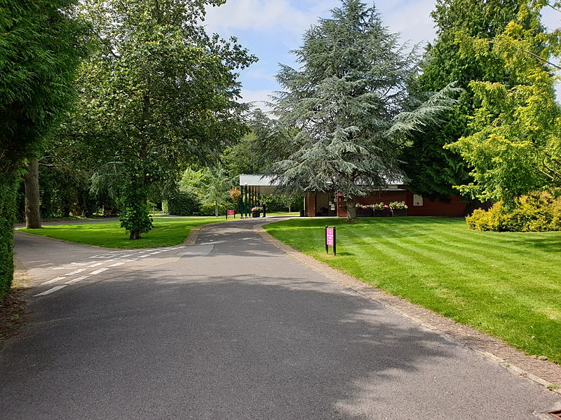 Image: Worthing Crematorium in Findon, Worthing, England