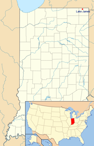 Lake James (Indiana) Facts for Kids
