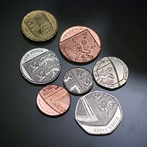 Coins of the pound sterling Facts for Kids