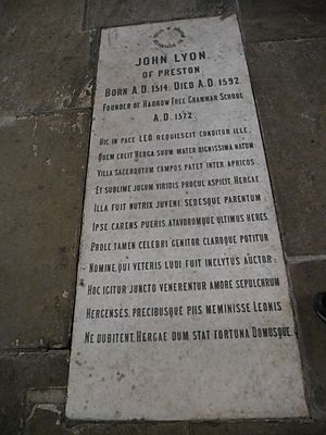 John Lyon (school founder) Facts for Kids