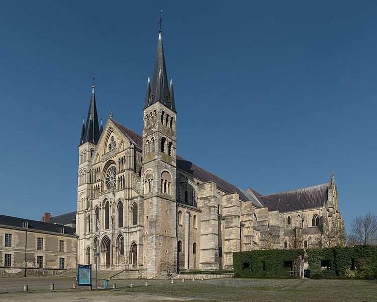 Image: Basilique Saint-Remi de Reims, Southwest view 20140306 1