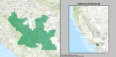 California's 42nd congressional district Facts for Kids