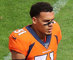 Justin Simmons (American football) Facts for Kids