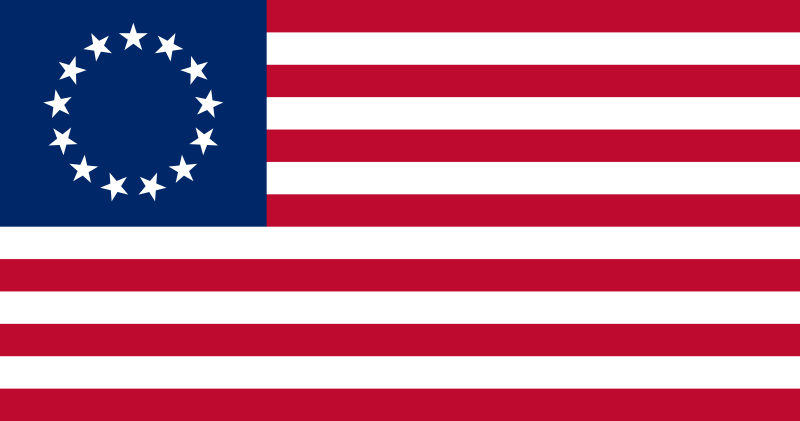 Image: Flag of the United States (1777-1795)
