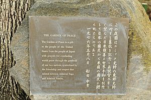 Japanese Garden of Peace Facts for Kids