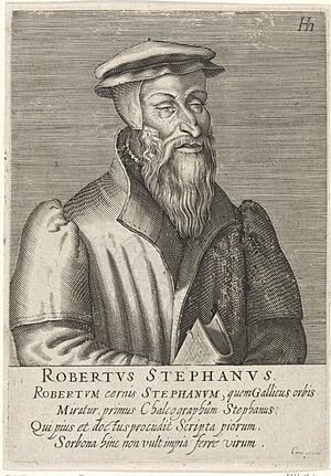 Robert Estienne Facts for Kids
