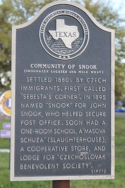 Snook, Texas Facts for Kids