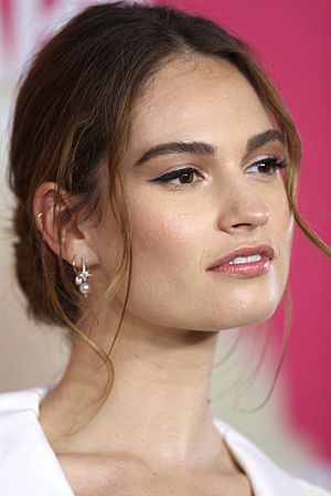 Lily James Facts for Kids