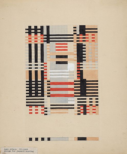 Image: Anni Albers (1899–1994), Design for a Jacquard Weaving, 1926