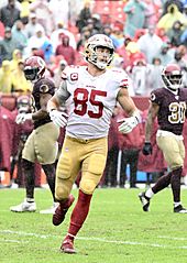 Image: 49ers at Redskins 2019, George Kittle (48933294286)