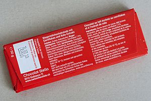 Military chocolate (Switzerland) Facts for Kids