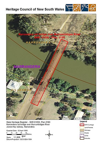 Murrumbidgee River railway bridge, Narrandera Facts for Kids