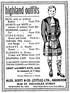 Highland dress Facts for Kids