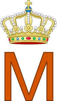 Image: Royal Monogram of Princess Maxima of the Netherlands
