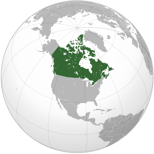 Image: Canada (orthographic projection)