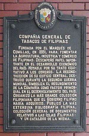Compañía General de Tabacos de Filipinas Facts for Kids