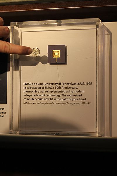 Image: ENIAC on a Chip, University of Pennsylvania (1995) - Computer ...
