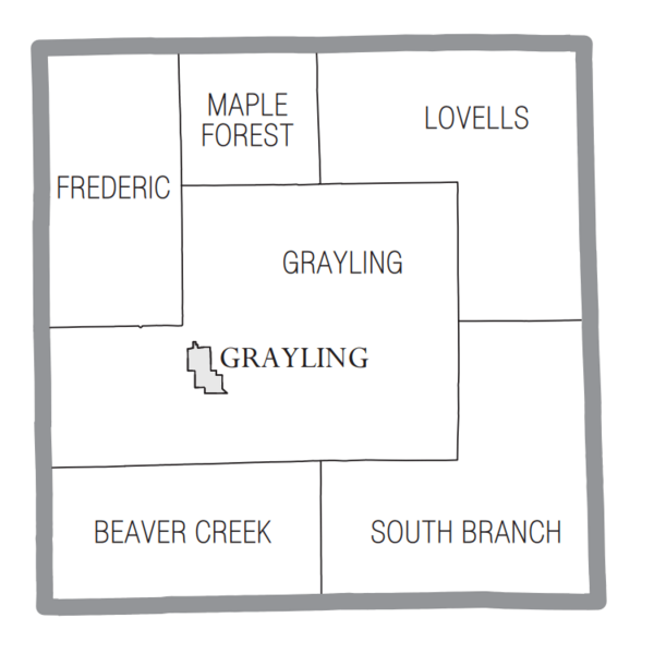 Image: Crawford County, MI census map2
