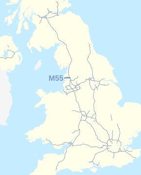 M55 motorway Facts for Kids