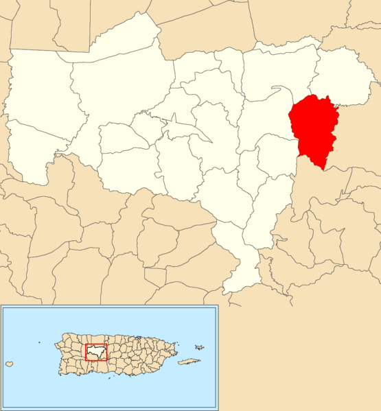 Image: Tetuán, Utuado, Puerto Rico locator map