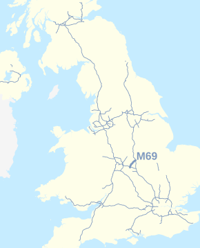 M69 motorway Facts for Kids