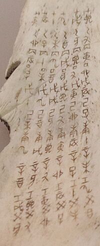 Oracle bone script Facts for Kids