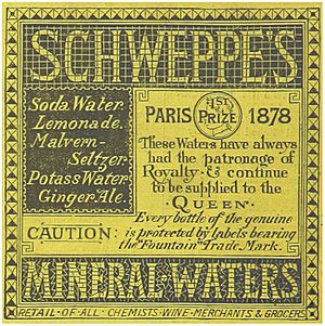 Schweppes Facts for Kids