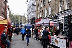 Leather Lane Market Facts for Kids