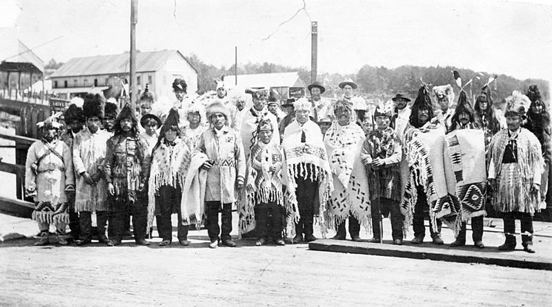 Image: Departure of Coast and Interior Salish Chief's Delegation to ...
