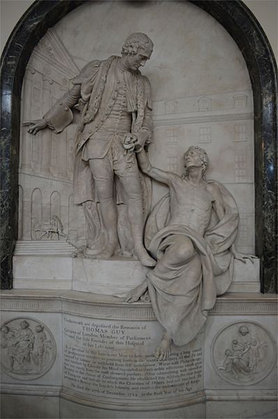 Image: Monument to Thomas Guy, Guy's Hospital Chapel