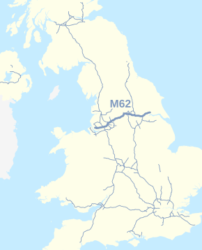 M62 motorway Facts for Kids