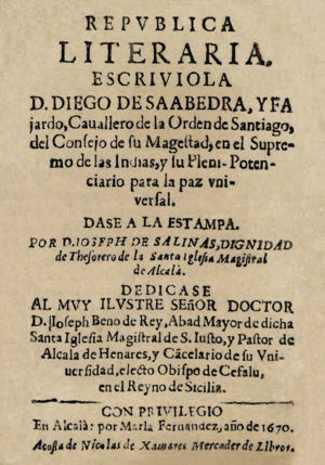 Diego de Saavedra Fajardo Facts for Kids